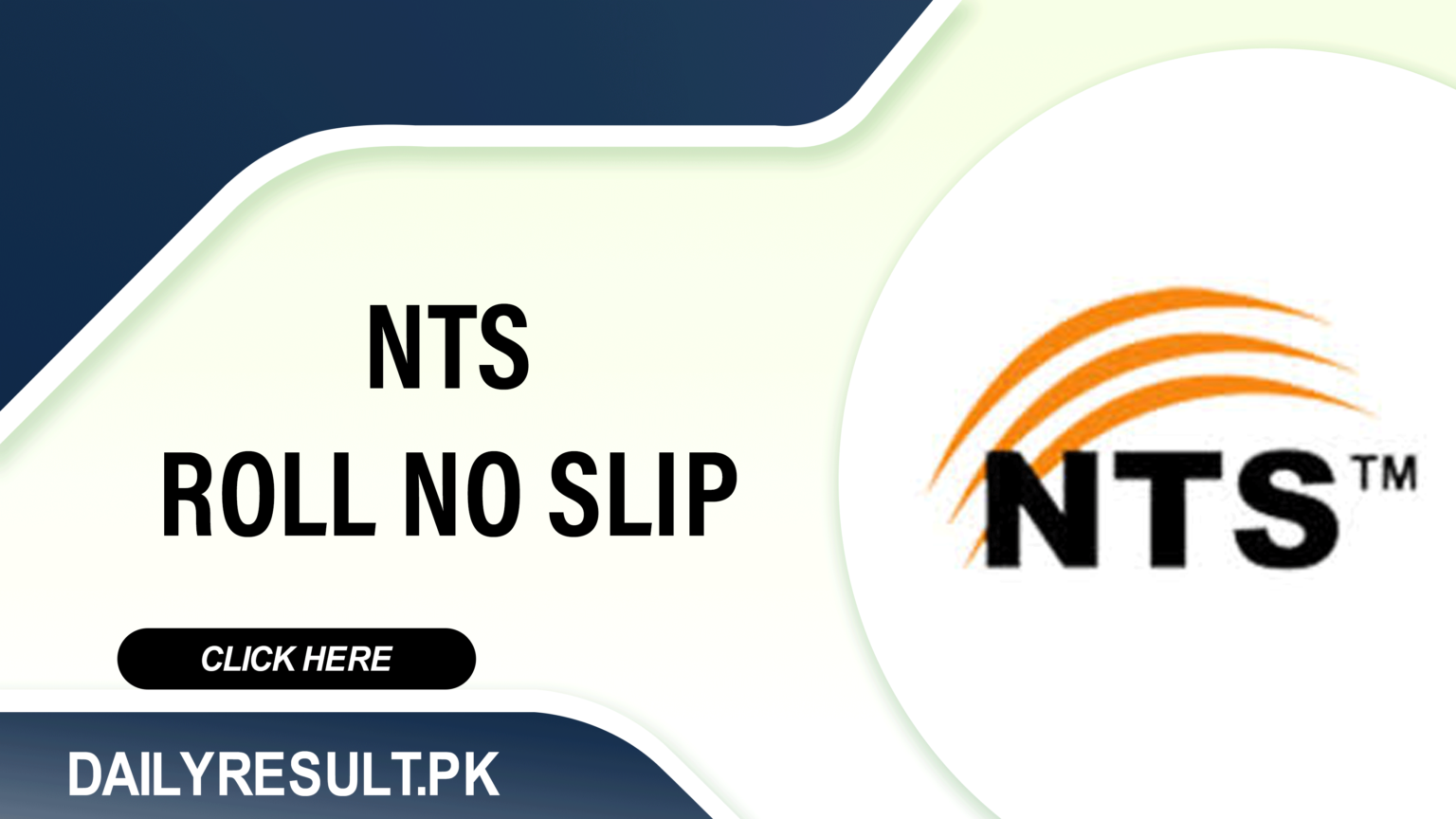 NTS Roll No Slip 2025 Download By CNIC via Www.Nts.Org.Pk