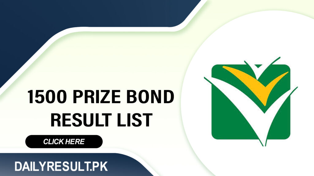 Prize Bond Result Archives - Daily Result